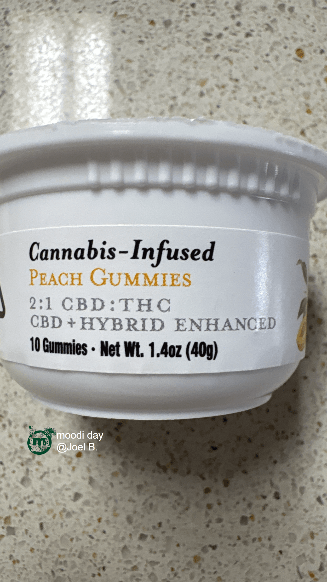 WYLD Peach 2:1 CBD/THC Gummies Review by Joel B. | Real Consumer ...